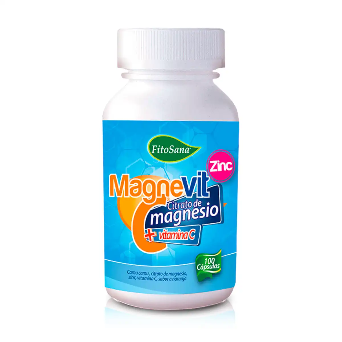 MagneVit C - Citrato de Magnesio y Camu Camu (100 Cápsulas) Fitosana ...